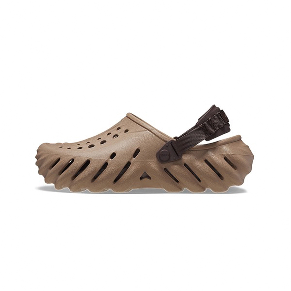 Crocs Echo Clog Khaki 洞洞涼鞋 卡其 207937-2Q9 - PChome 24h購物