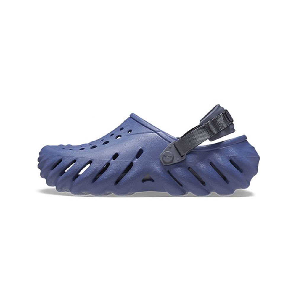Crocs Echo Clog Bjbi Blue 洞洞涼鞋 藍 207937-402 - PChome 24h購物