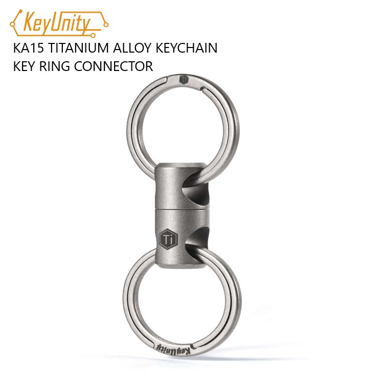 KeyUnity KA15 鈦合金鑰匙圈鑰匙圈連接器 - PChome 24h購物