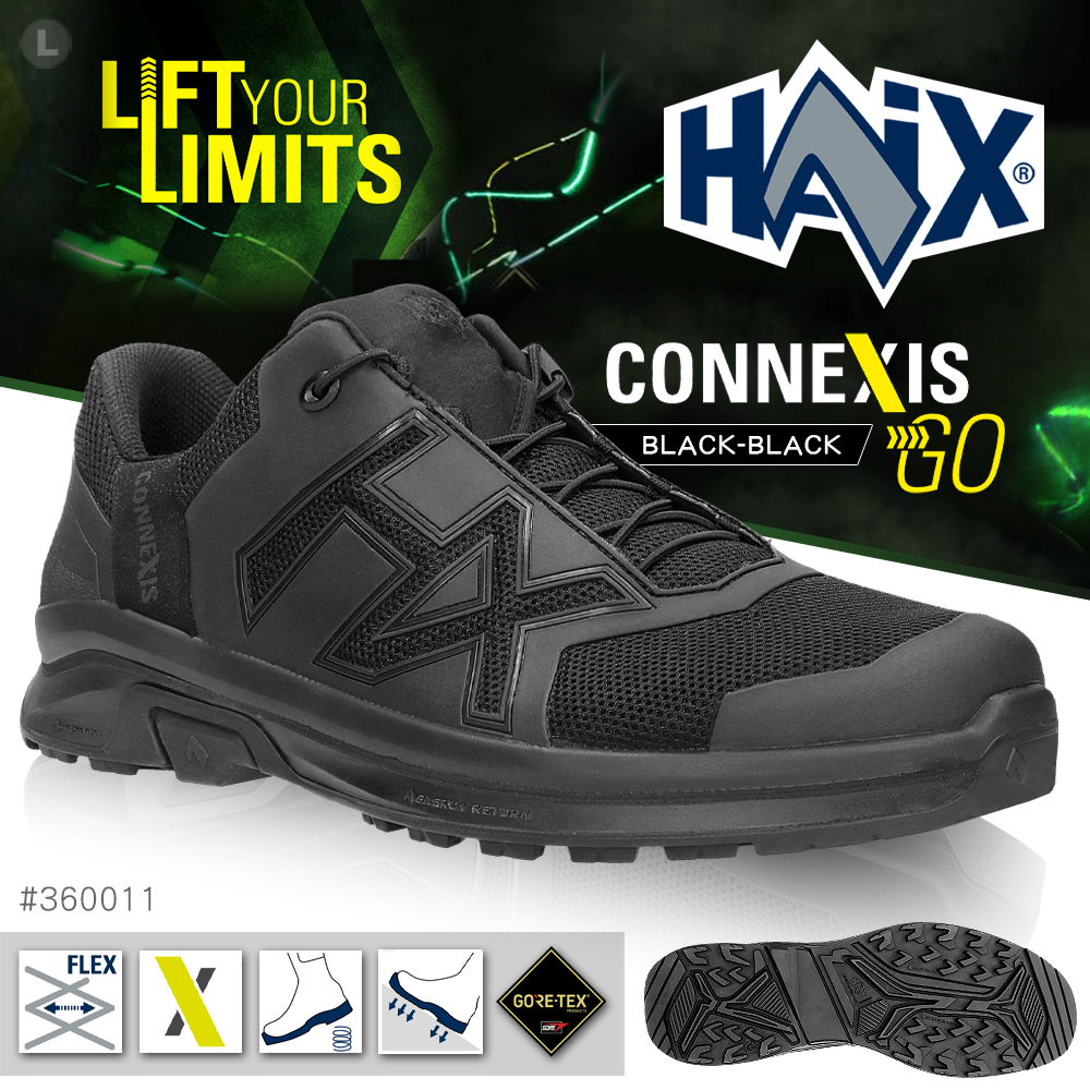 HAIX CONNEXIS GO GTX LOW 低筒運動鞋(黑色) - PChome 24h購物