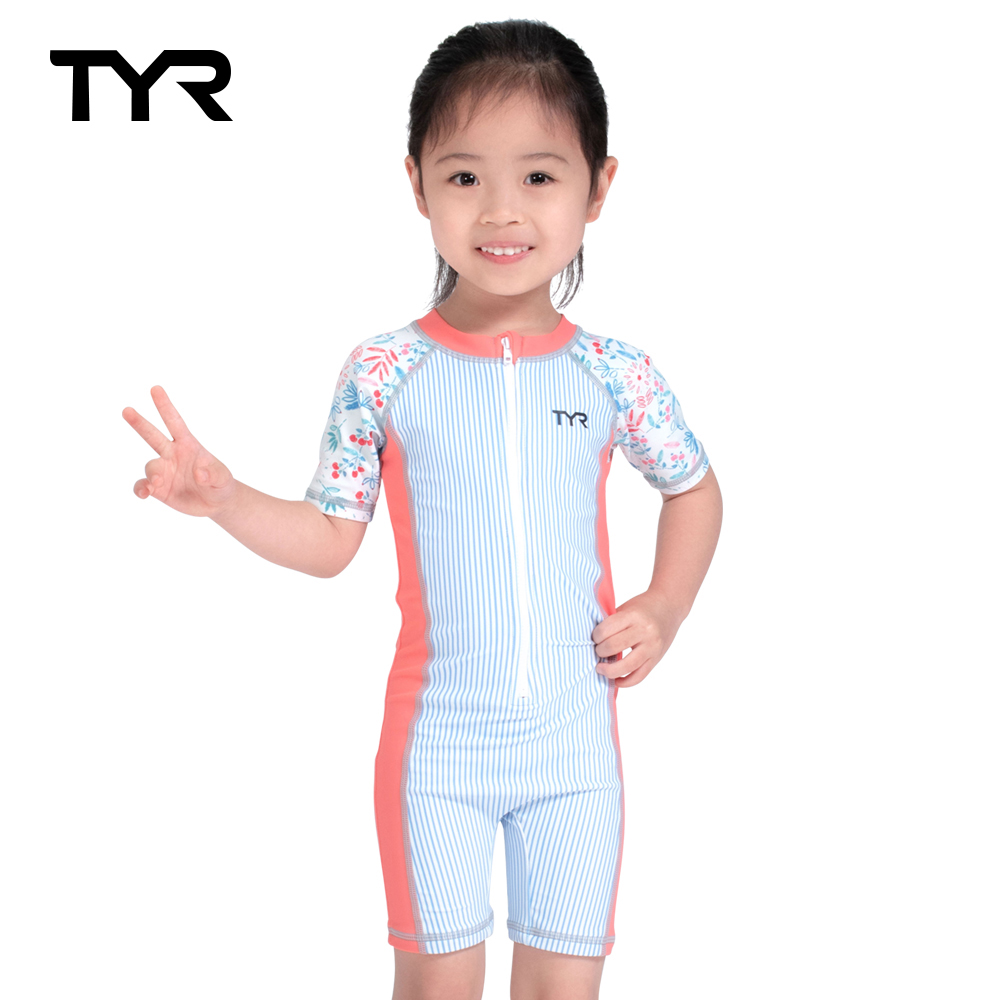 【TYR】短袖連身女童泳衣 5281418 - PChome 24h購物