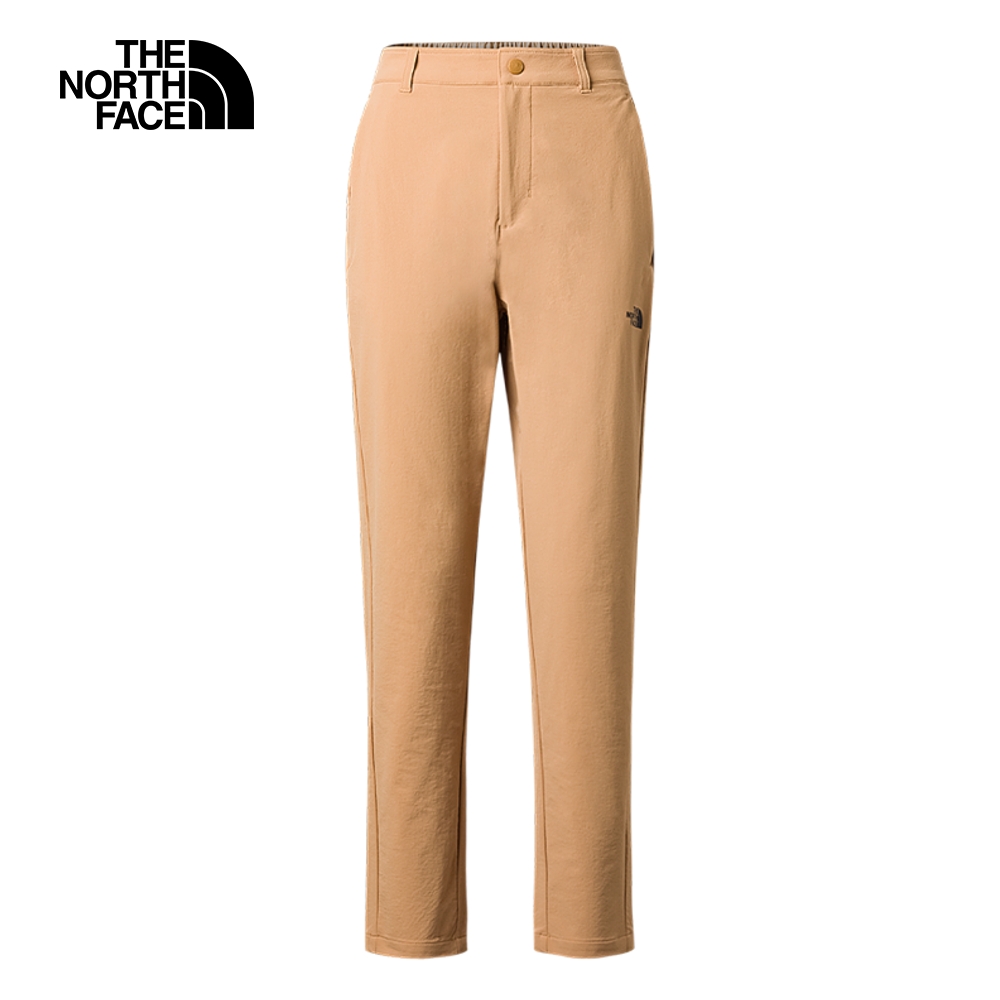 The North Face北面女款棕色防潑水高腰彈力休閒長褲｜81SQI0J - PChome 24h購物