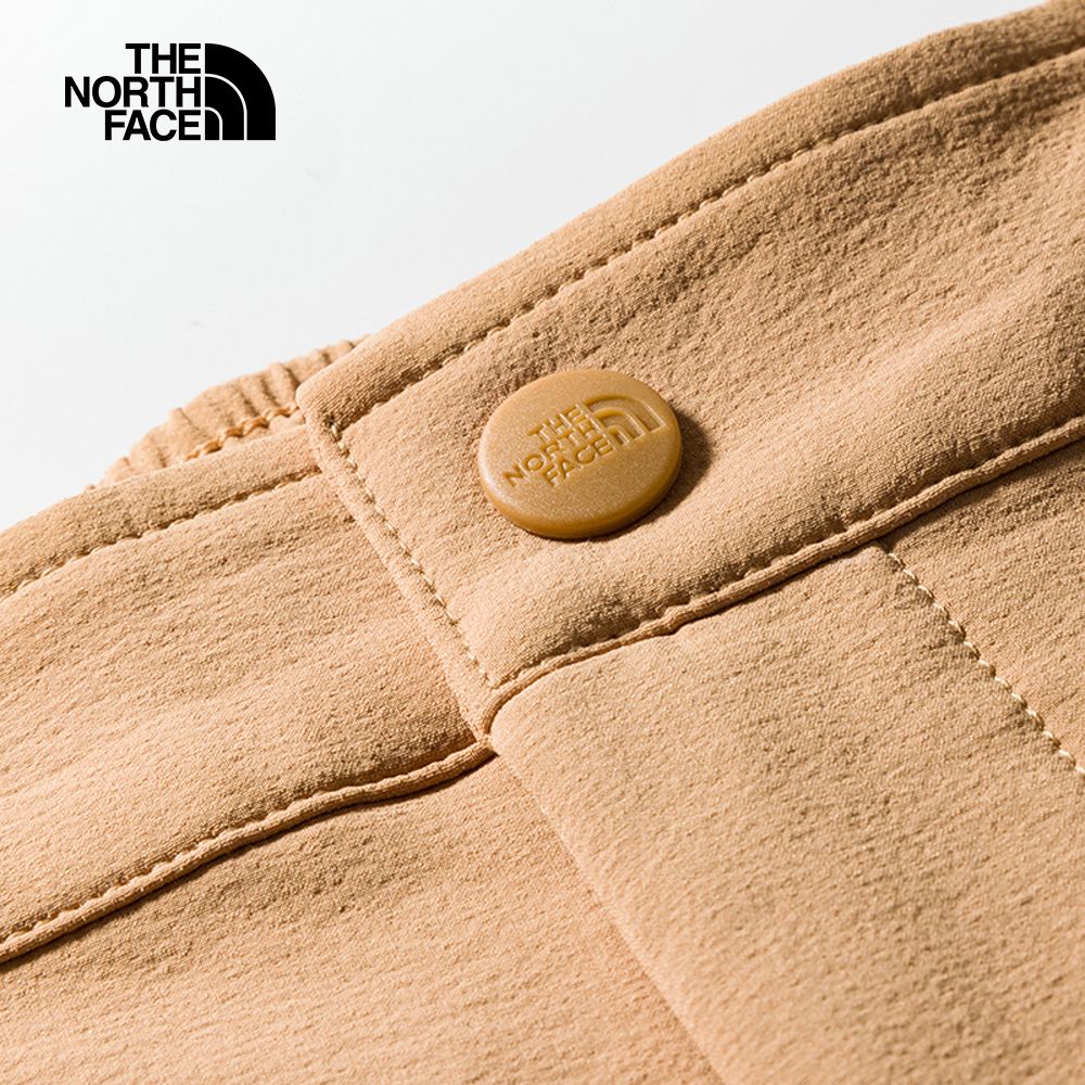 The North Face北面女款棕色防潑水高腰彈力休閒長褲｜81SQI0J - PChome 24h購物