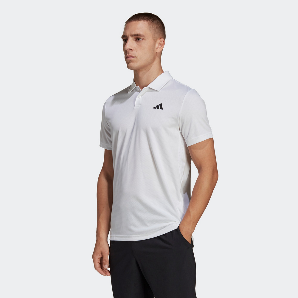 【ADIDAS】H.RDY POLO 短袖POLO 男 白色-HT7182 - PChome 24h購物