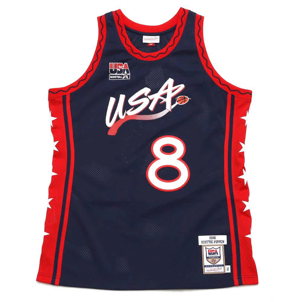 【Mitchell & Ness】 Authentic球員版復古球衣 96 Dream Team #8 Scottie Pippen ...