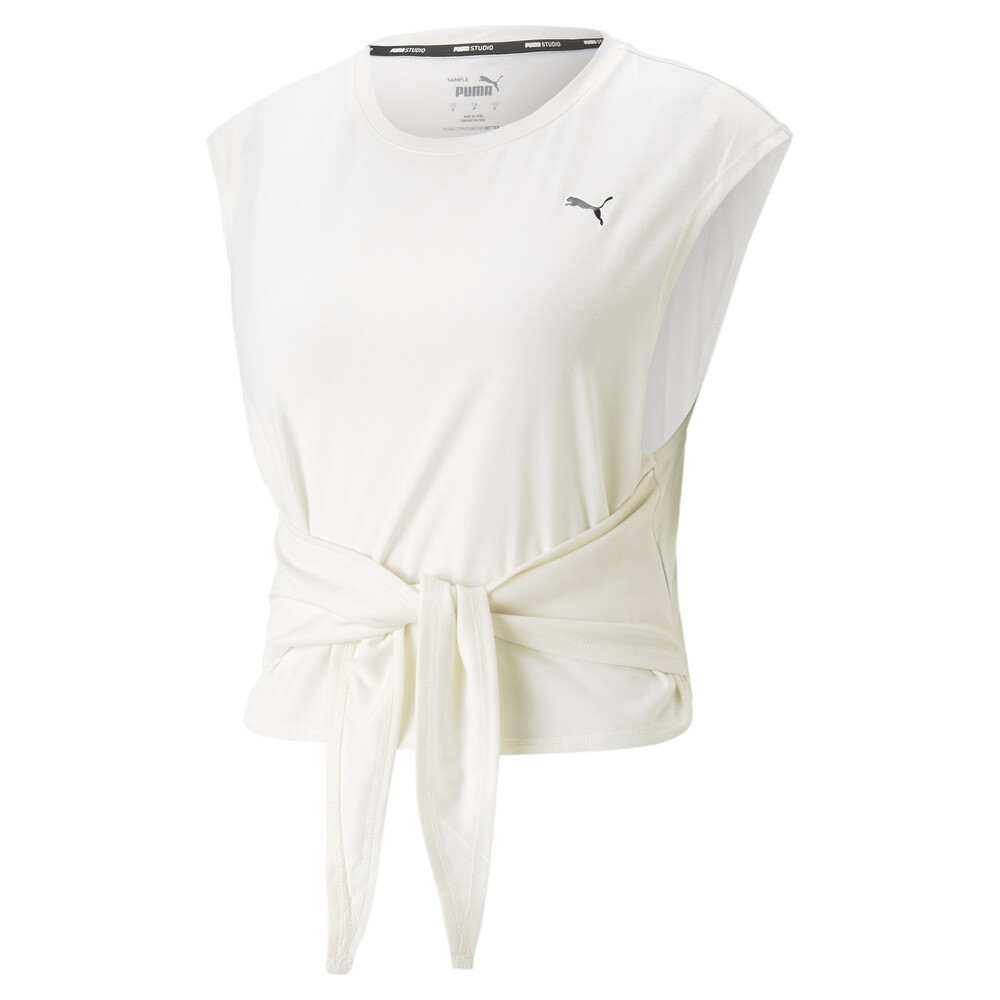 【PUMA官方旗艦】瑜珈系列Skimmer綁帶削肩短袖T恤 女性 52317666 - PChome 24h購物