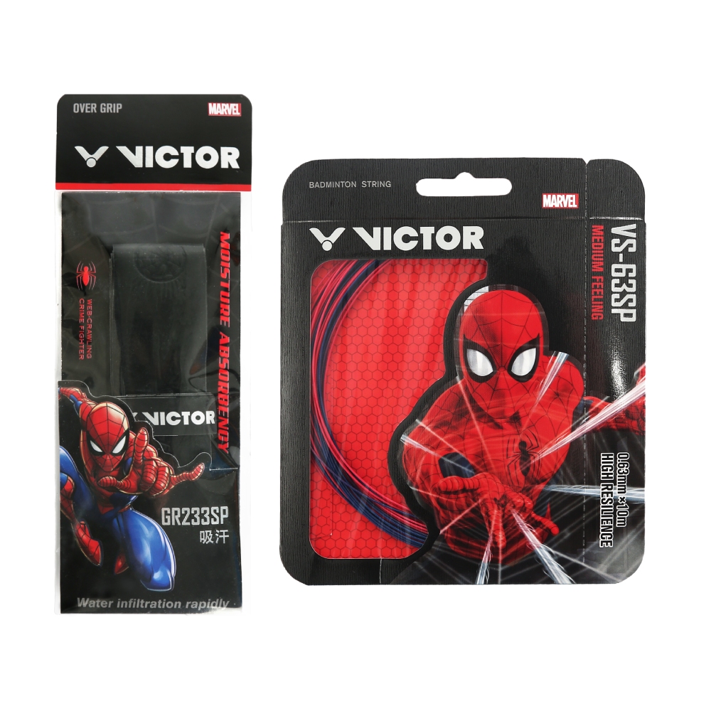 【VICTOR 勝利體育】VICTOR X 蜘蛛人 限量禮盒組(SPIDER-MAN GB) - PChome 24h購物
