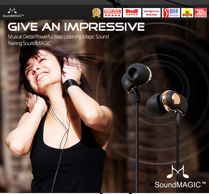 聲美耳機 SoundMAGIC PL30 + 有線繞耳式運動耳機強力低音HiFi立體聲耳塞 - PChome 24h購物