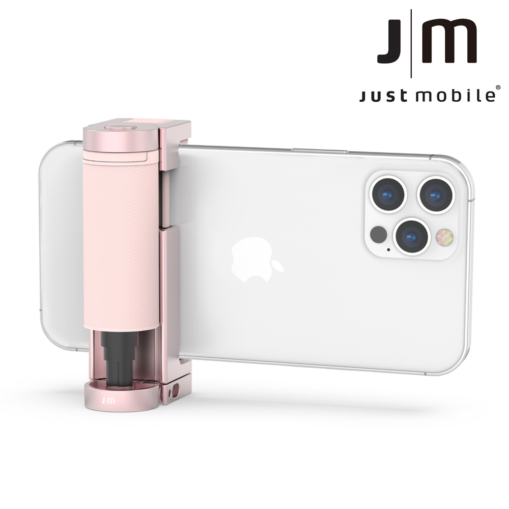 Just Mobile ShutterGrip 2[掌握街拍 2]翻轉藍芽拍照握把-粉沙色 - PChome 24h購物