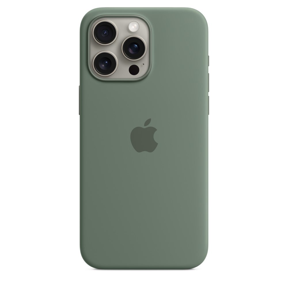 iPhone 15 Pro Max Silicone Case with MagSafe - Cypress - PChome 24h購物