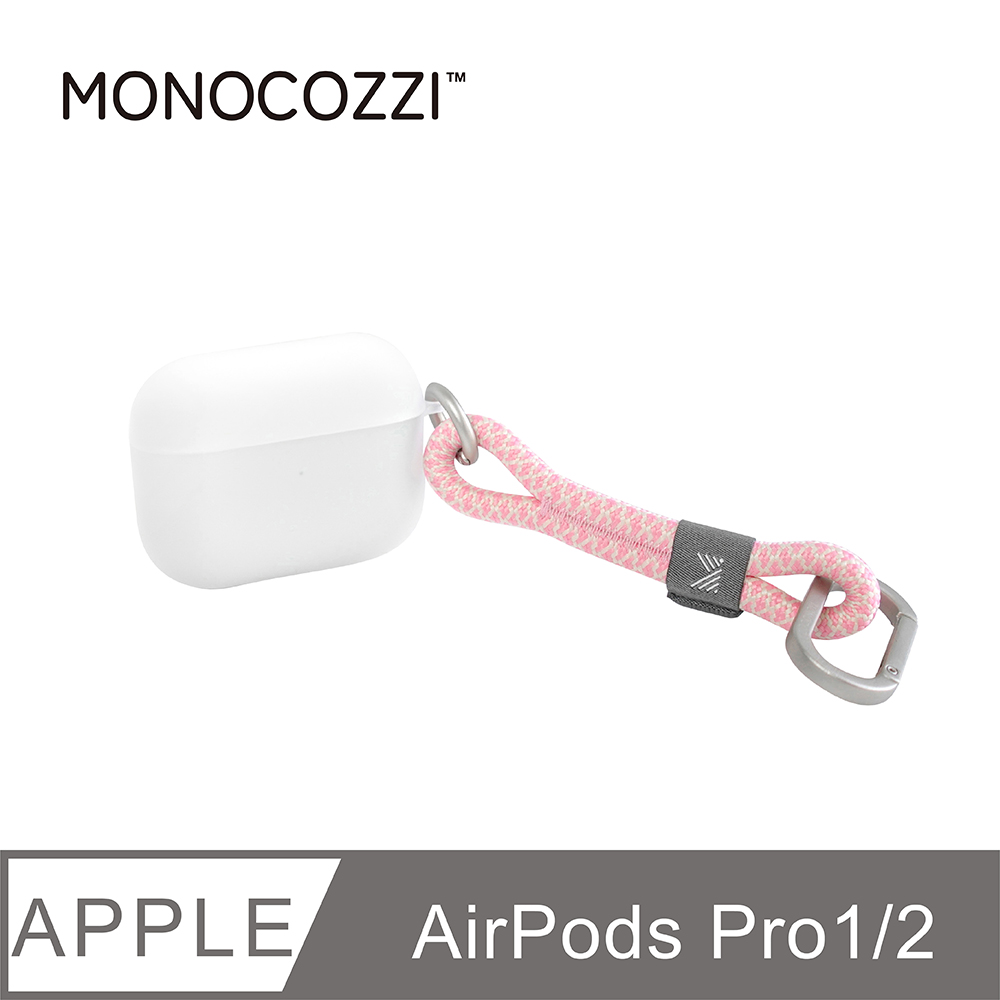 MONOCOZZI AirPods Pro 2 短掛繩霧透保護殼-粉 (共用1代) - PChome 24h購物