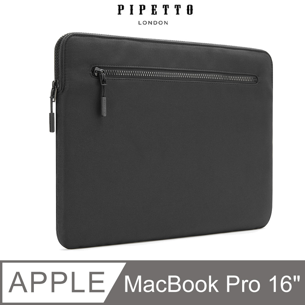 Pipetto MacBook Pro 16吋 Organiser 防撕裂布電腦包-黑色 - PChome 24h購物
