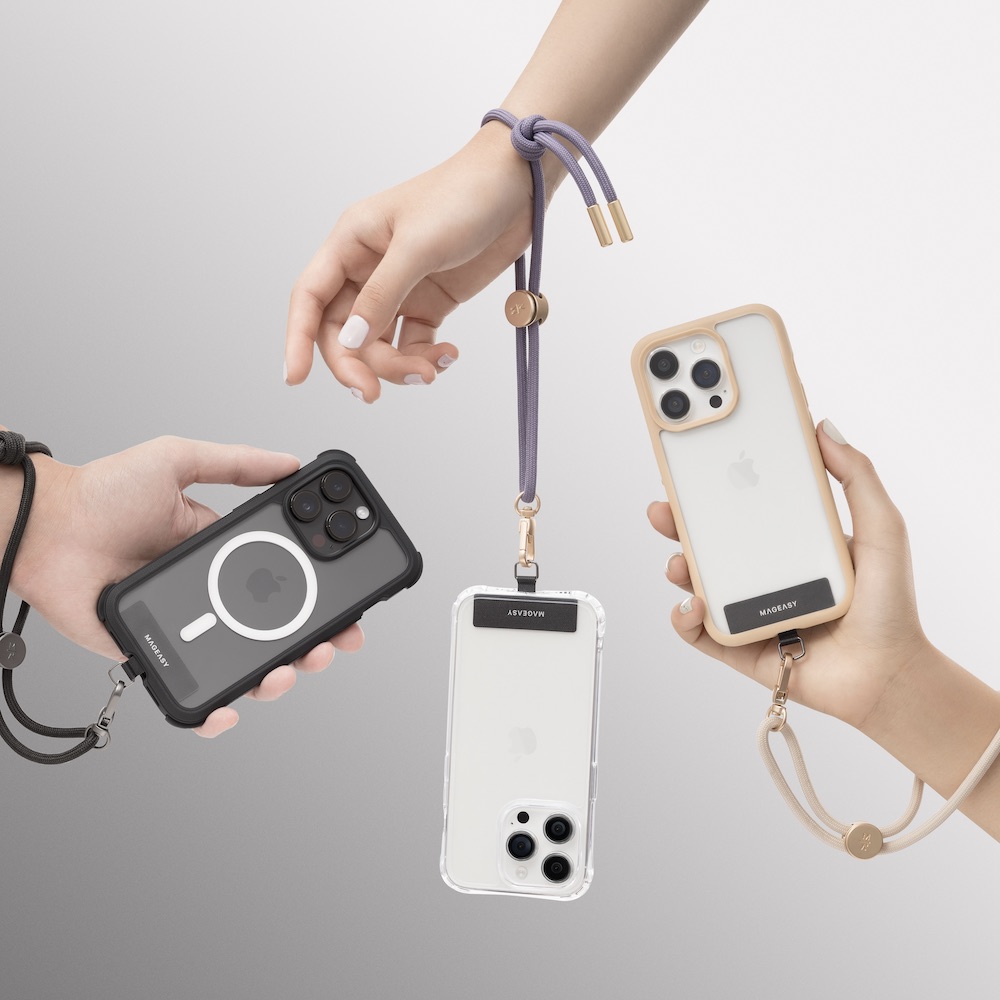 MAGEASY MAGEASY WRIST STRAP iPhone 手腕掛繩組 附掛片 (相容 iOS / Android 手機殼) - PChome 24h購物