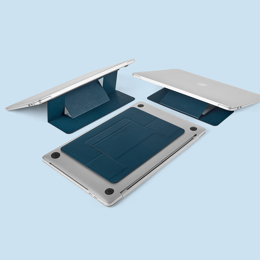 MOFT snap FLOAT 磁吸升降式雙軸平板支架 + 筆電支架(散熱孔黏貼款) - 藍色 - PChome 24h購物