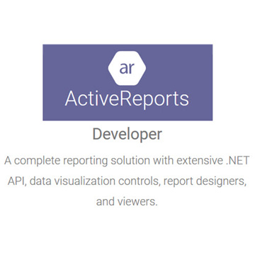 ActiveReports Standard標準版 單機授權 (下載) - PChome 24h購物