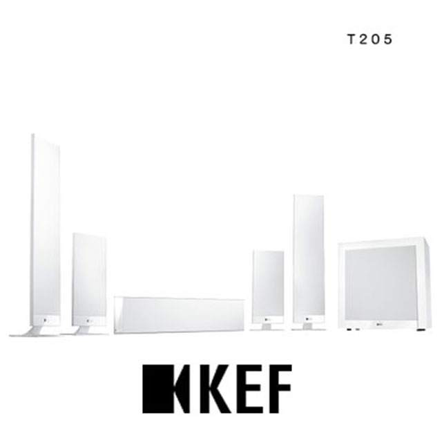 英國 KEF T205 家庭影院揚聲器系統 白色 公司貨 - PChome 24h購物