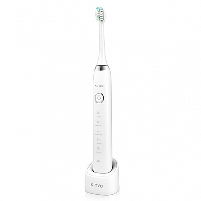 KINYO IPX7級全機防水記憶5用音波電動牙刷 ETB-850 - PChome 24h購物