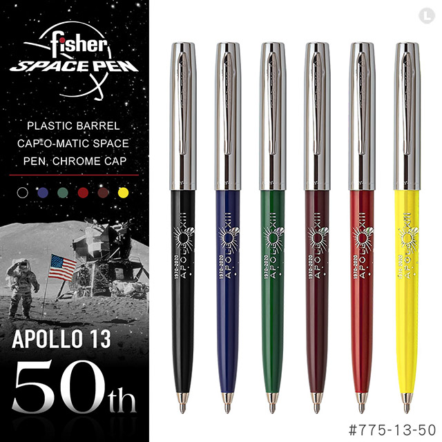 Fisher Space Pen Apollo 13 阿波羅13號50週年紀念太空筆／銀蓋 - PChome 24h購物