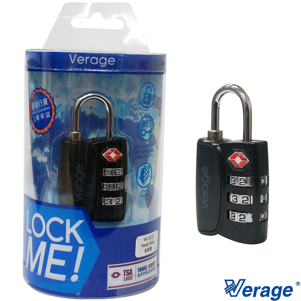 Verage 維麗杰 城市系列TSA海關密碼鎖(黑) - PChome 24h購物